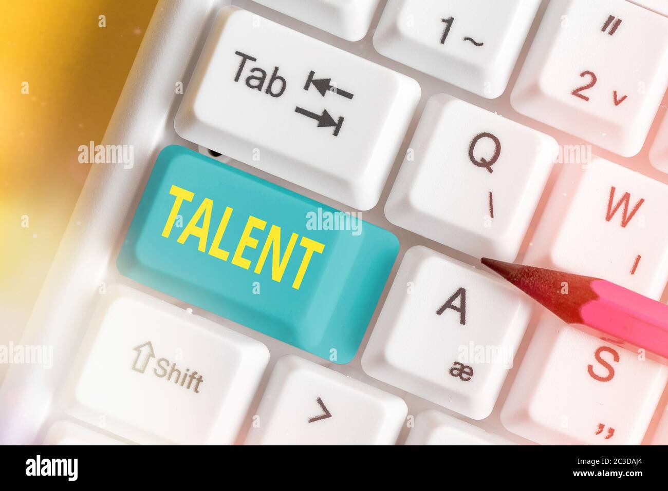 Writing note showing Talent. Business concept for skill that someone ...