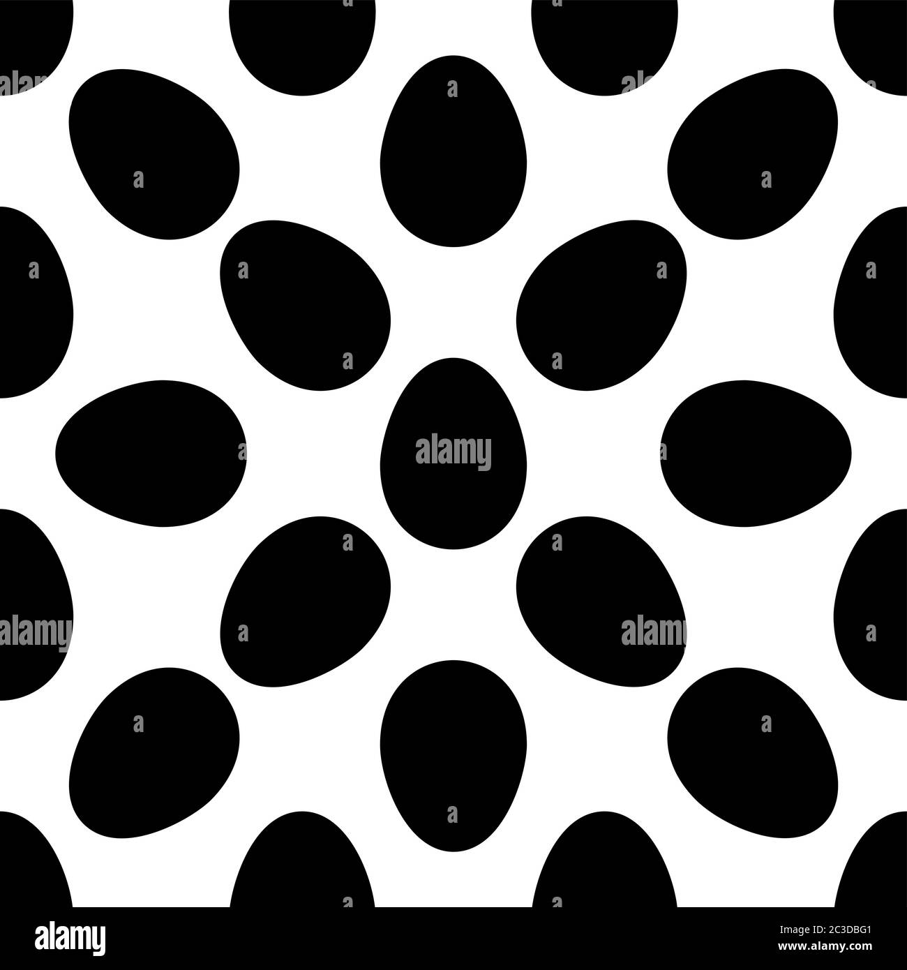 Egg Icon Seamless Pattern, Egg Vector Art Illustration Stock Vector ...