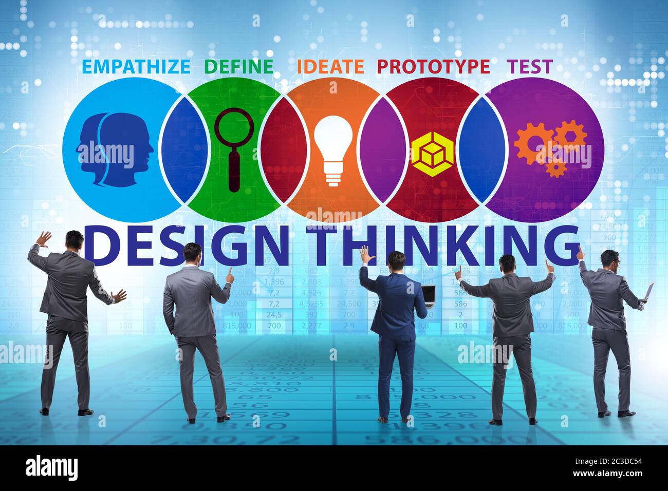Design thinking concept in software development Stock Photo - Alamy