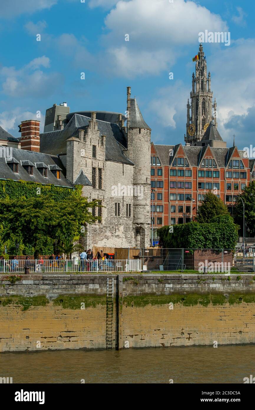 View of antwerp river scheldt hi-res stock photography and images - Alamy