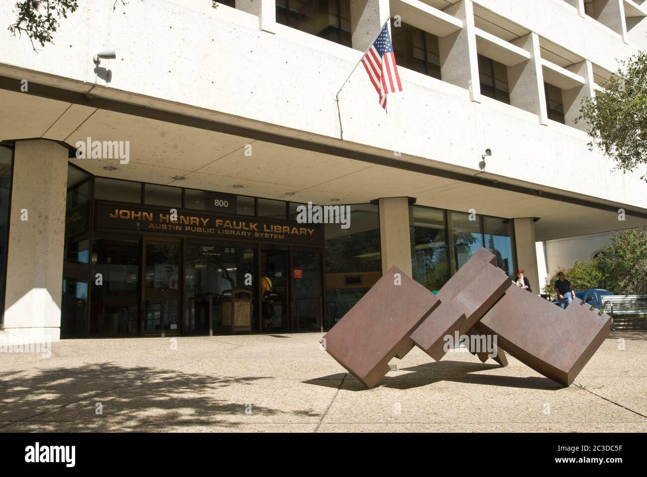 Austin Texas USA, 2008: Artist David Deming's 1976 steel sculpture ...