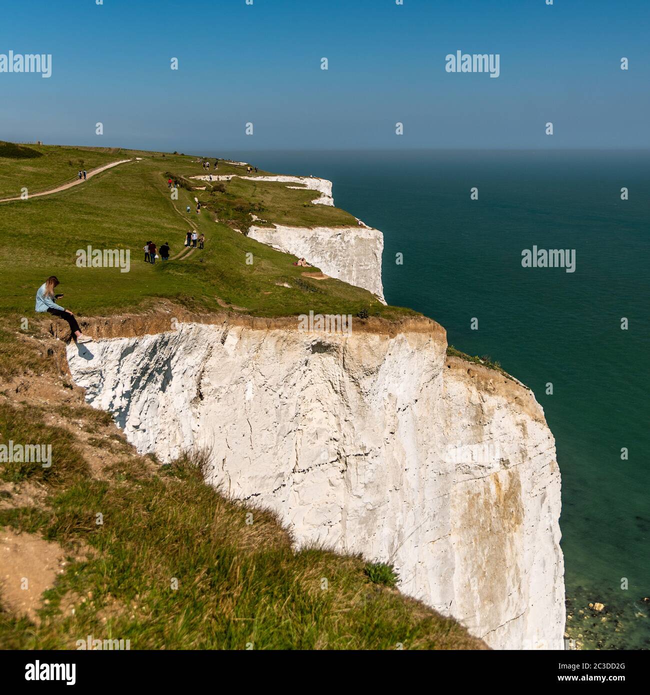 White Cliffs in Dover, England Europe Stock Photo - Alamy