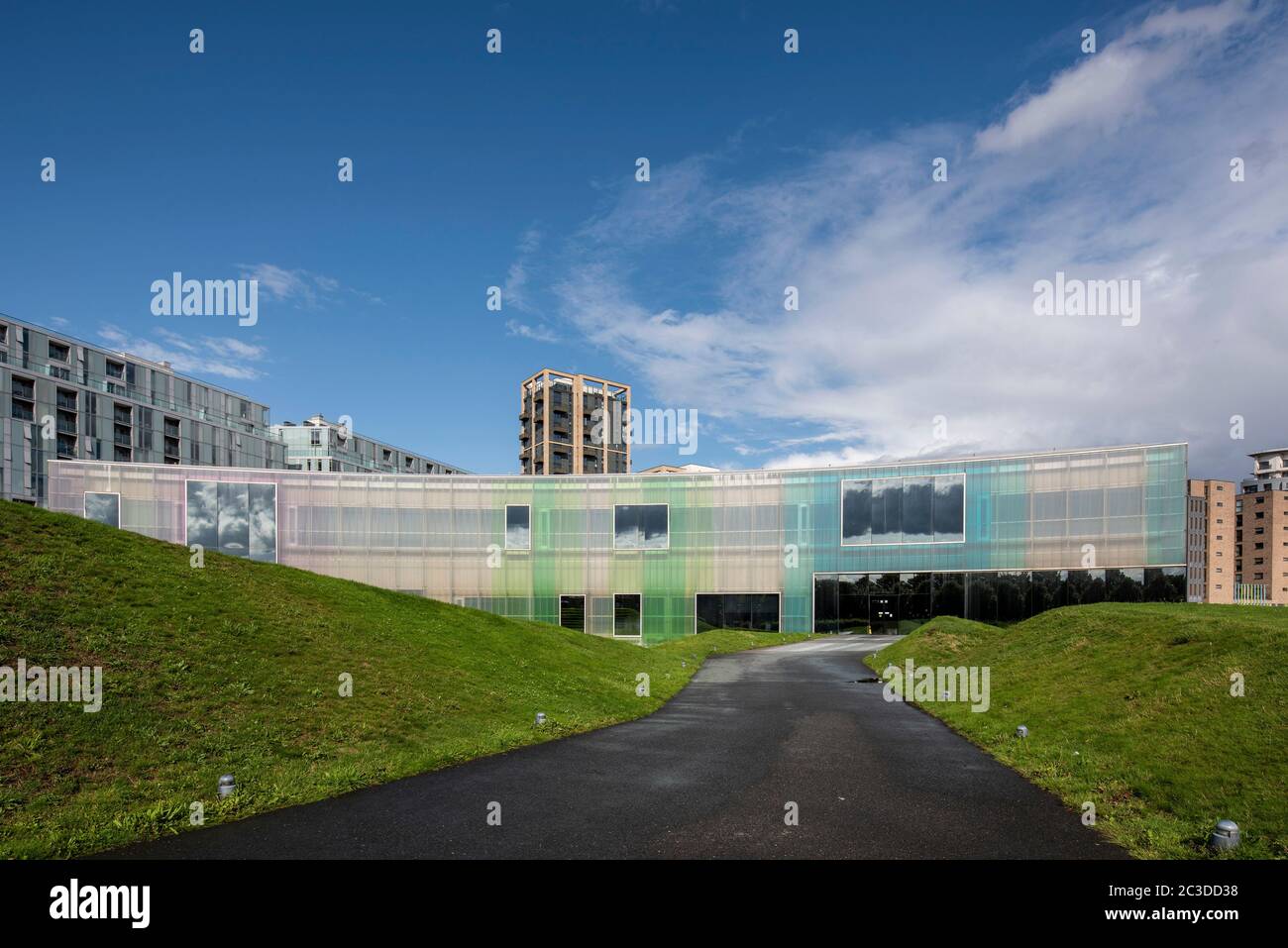 General view of main elevation. Laban Dance Centre, Deptford, United ...