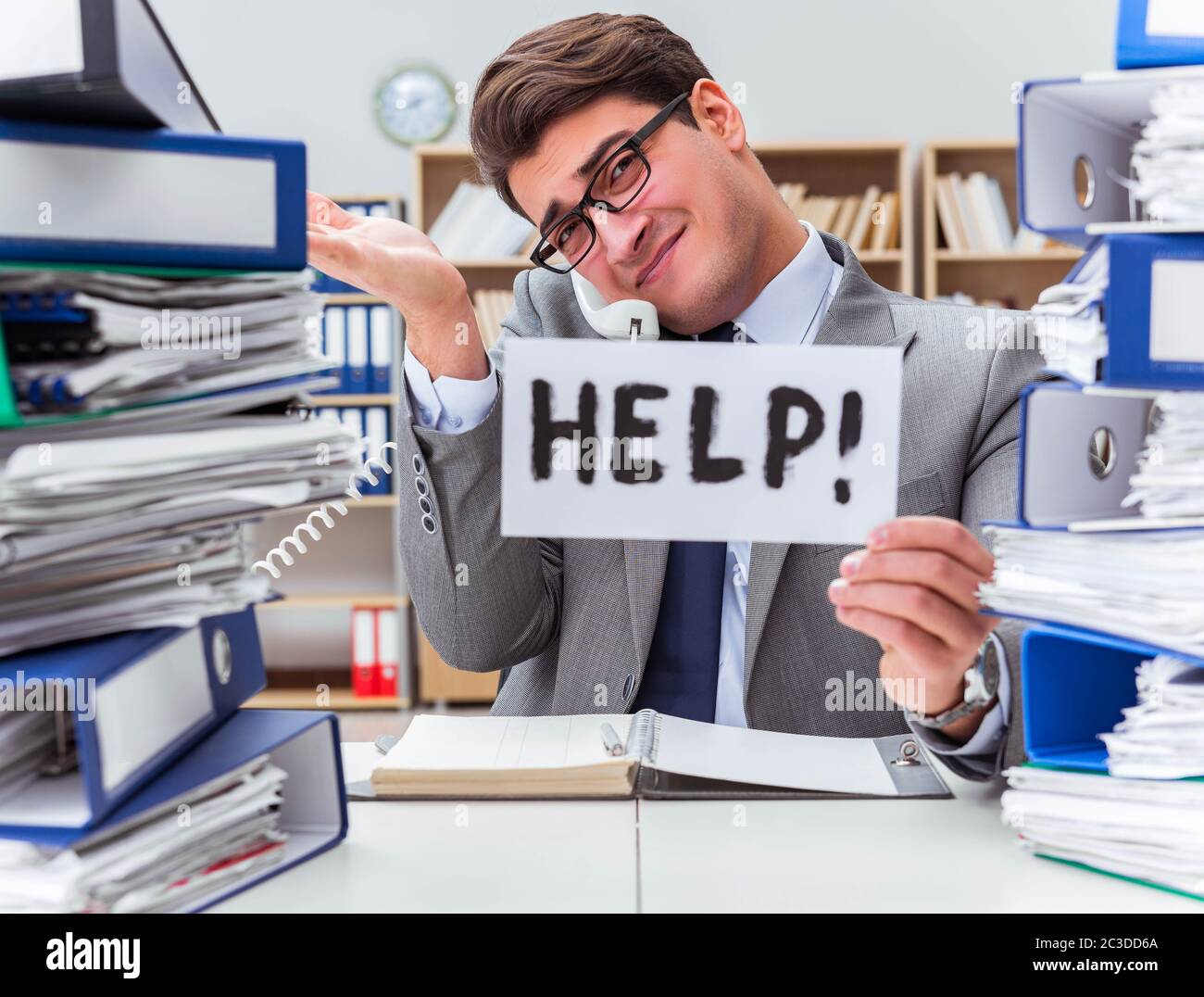 Panicking for help hi-res stock photography and images - Alamy