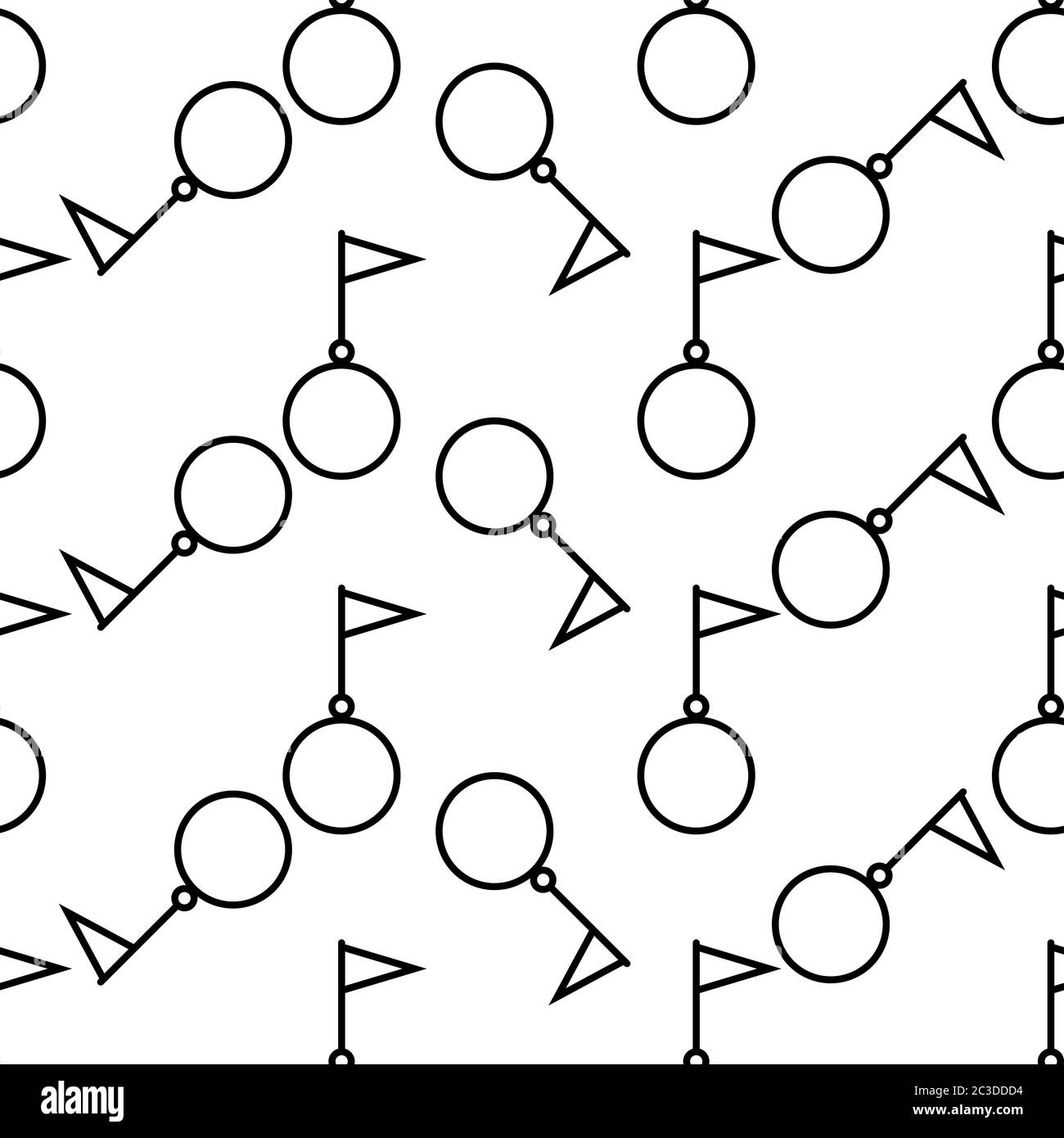 Buoy Icon Seamless Pattern, Float Buoy Icon Vector Art Illustration ...