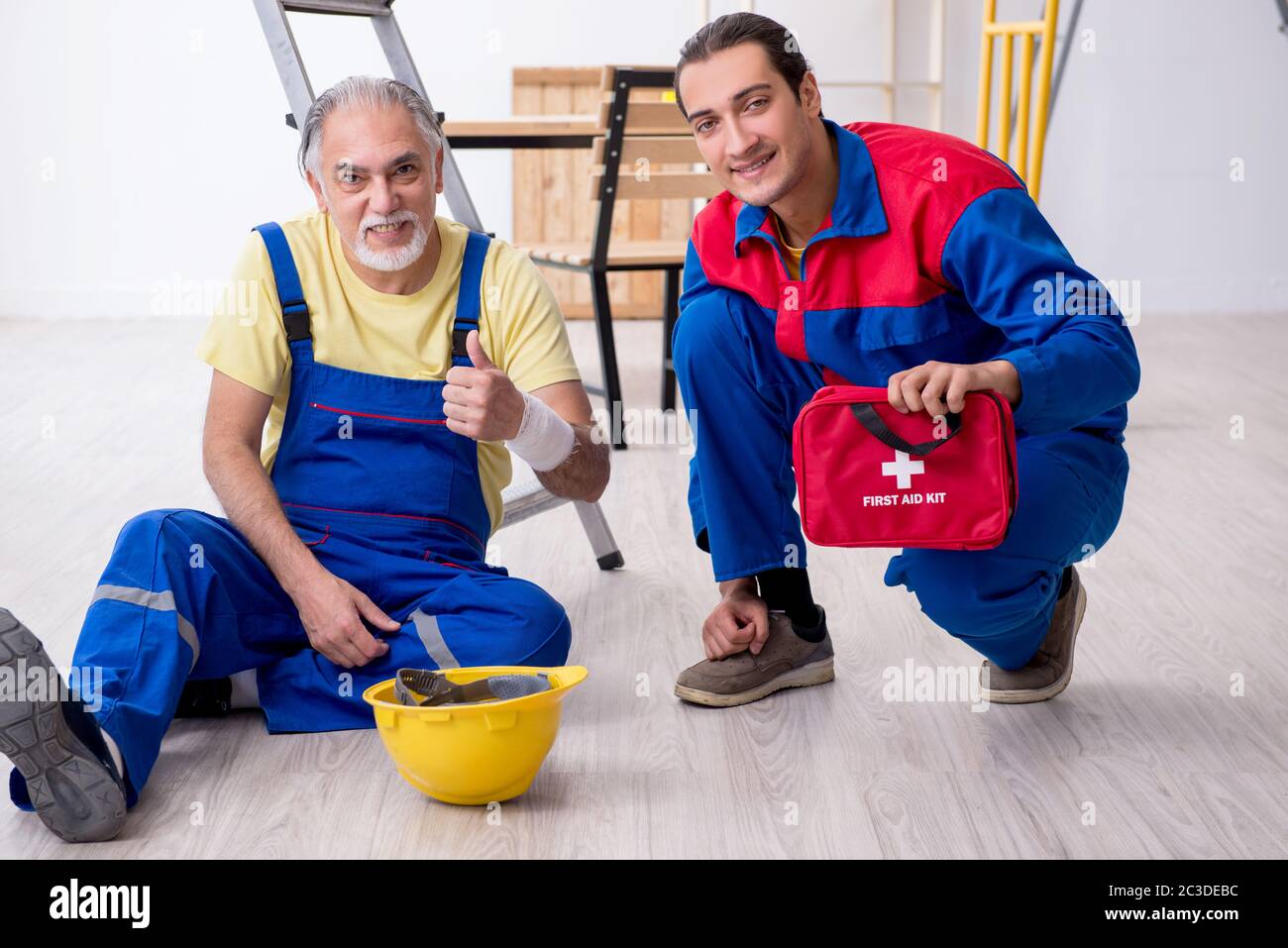 Construction first aid box hi-res stock photography and images - Alamy