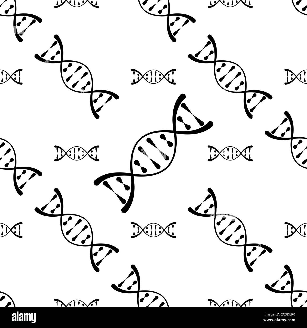 Human Dna Icon Seamless Pattern Vector Art Illustration Stock Vector ...