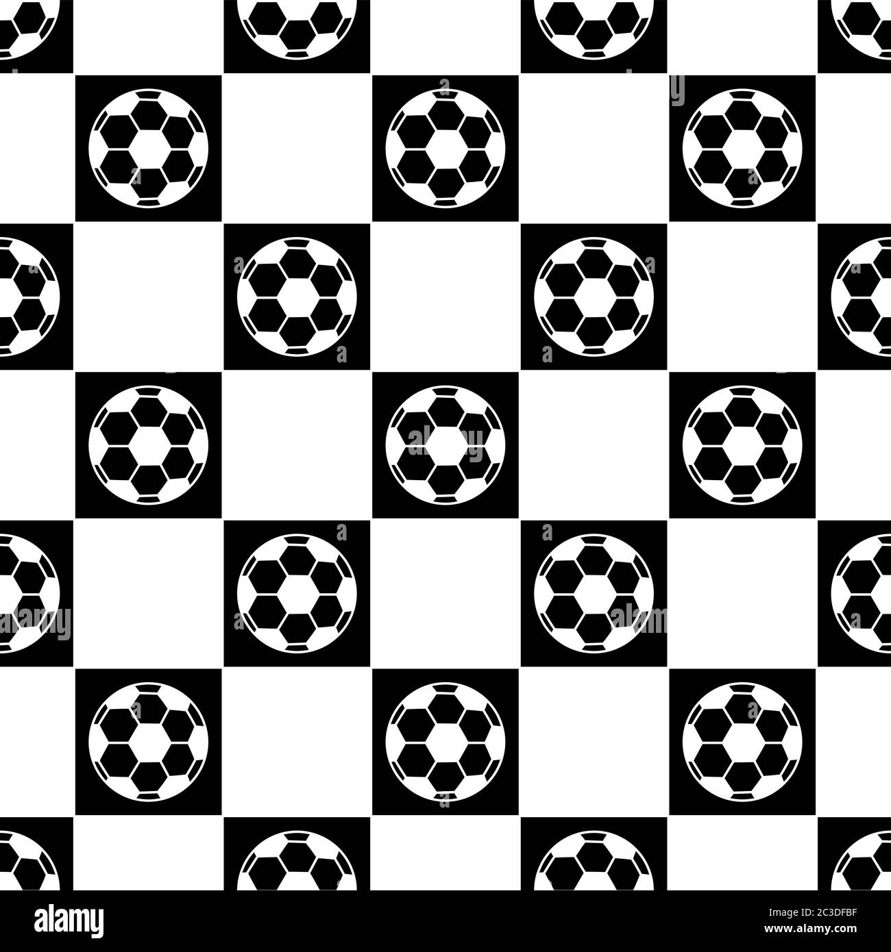 Seamless football pattern Cut Out Stock Images & Pictures - Alamy