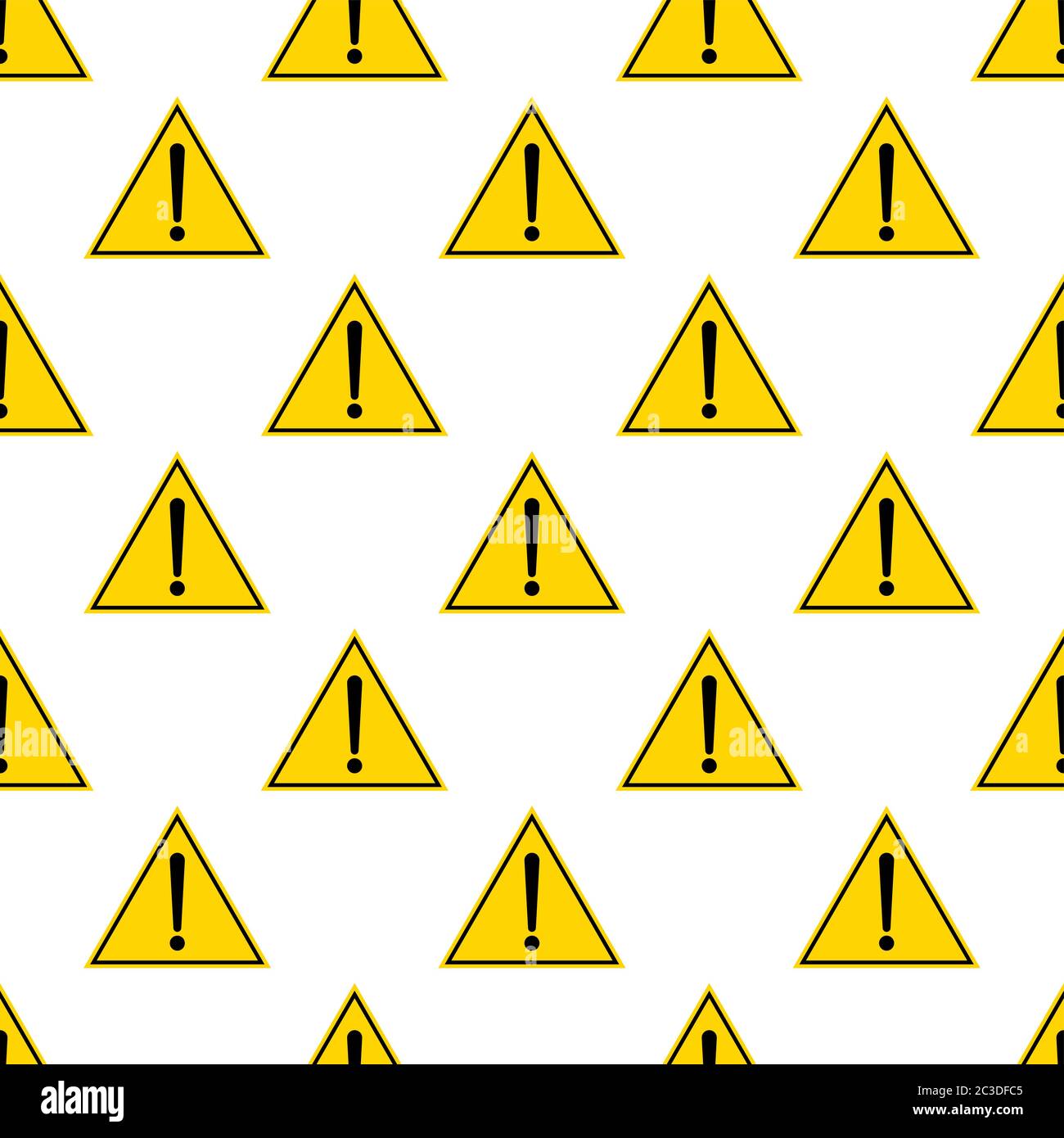 Alert Icon, Notification Icon Seamless Pattern Vector Art Illustration ...