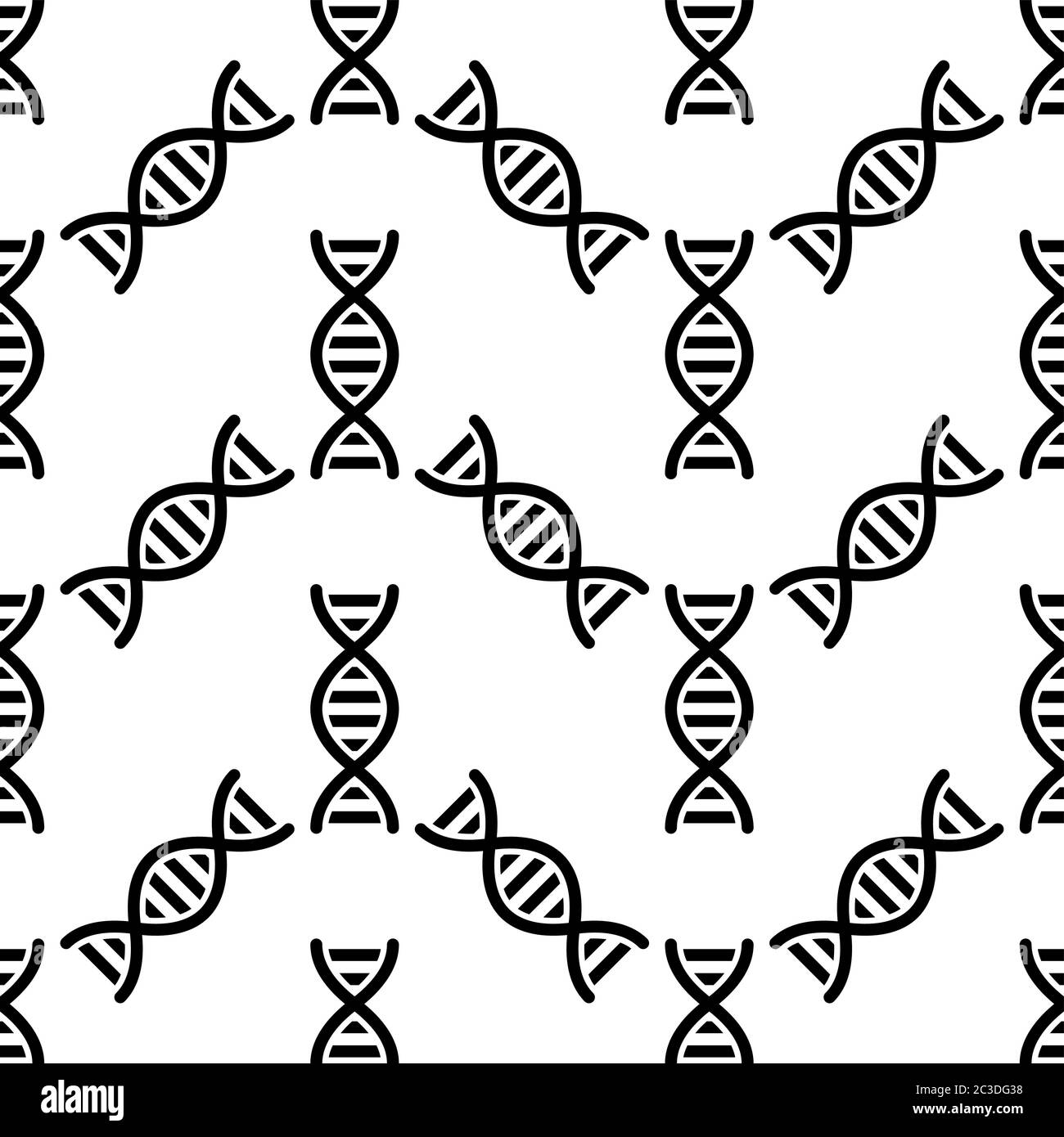 Human Dna Icon Seamless Pattern Vector Art Illustration Stock Vector ...