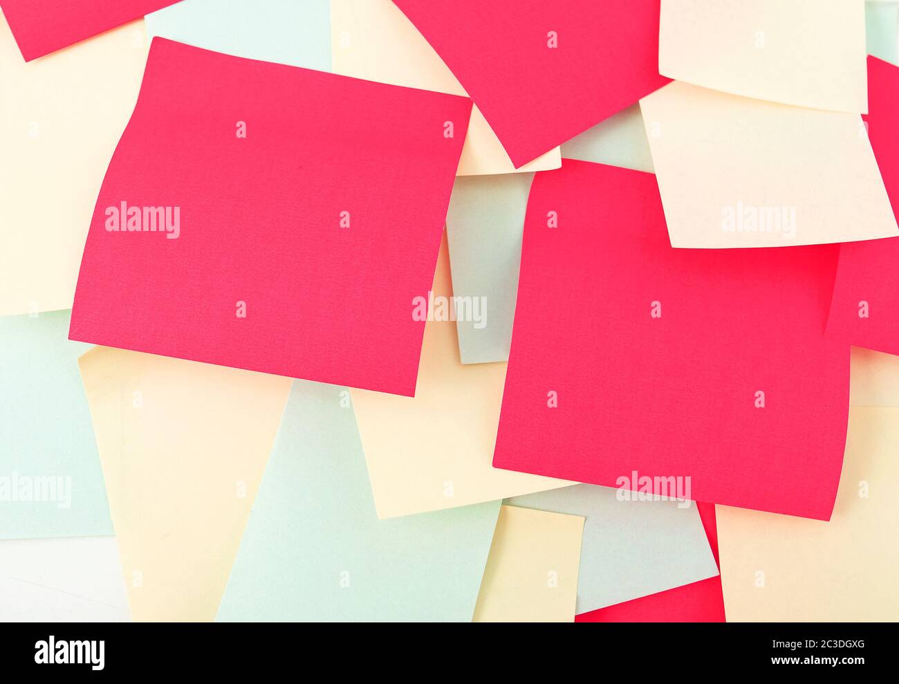 Colorful blank sticky note paper Stock Photo - Alamy