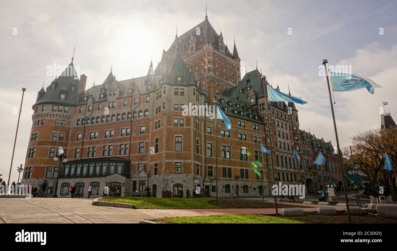 Le Chateau Frontenac Castle High Resolution Stock Photography and ...