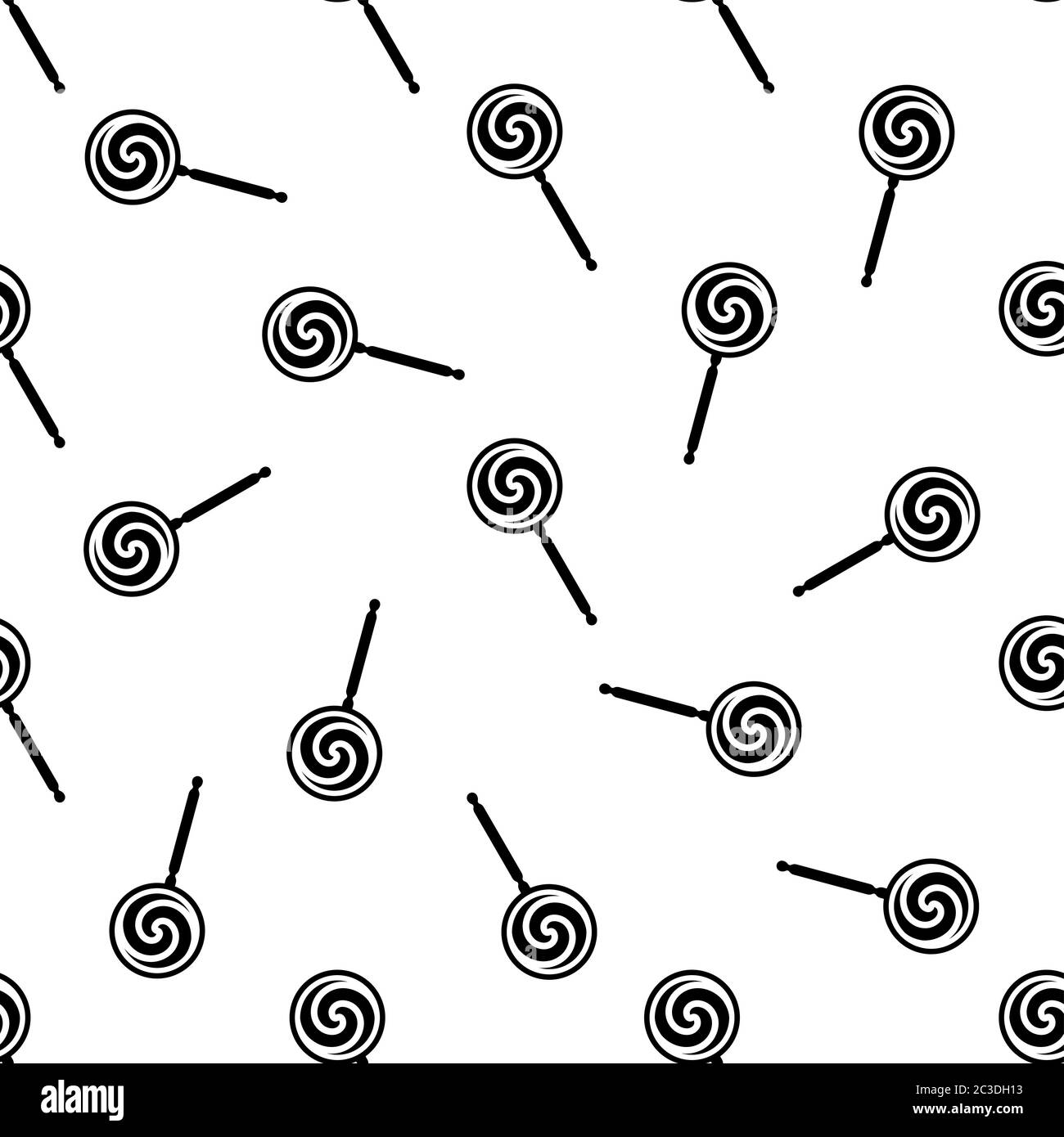 Lollipop Icon Seamless Pattern, Lollipop Vector Art Illustration Stock ...