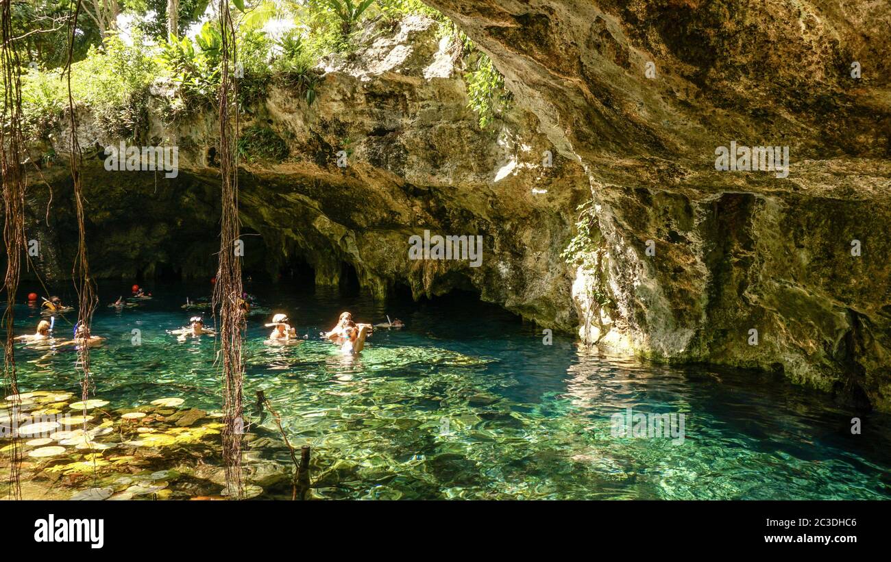Gran Cenote near Tulum in the Yucatan, Mexico Stock Photo - Alamy