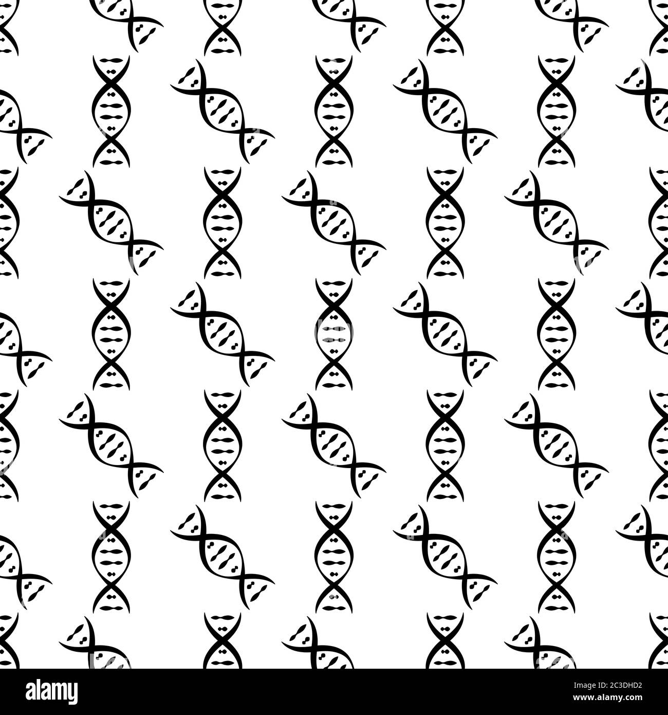 Human Dna Icon Seamless Pattern Vector Art Illustration Stock Vector ...