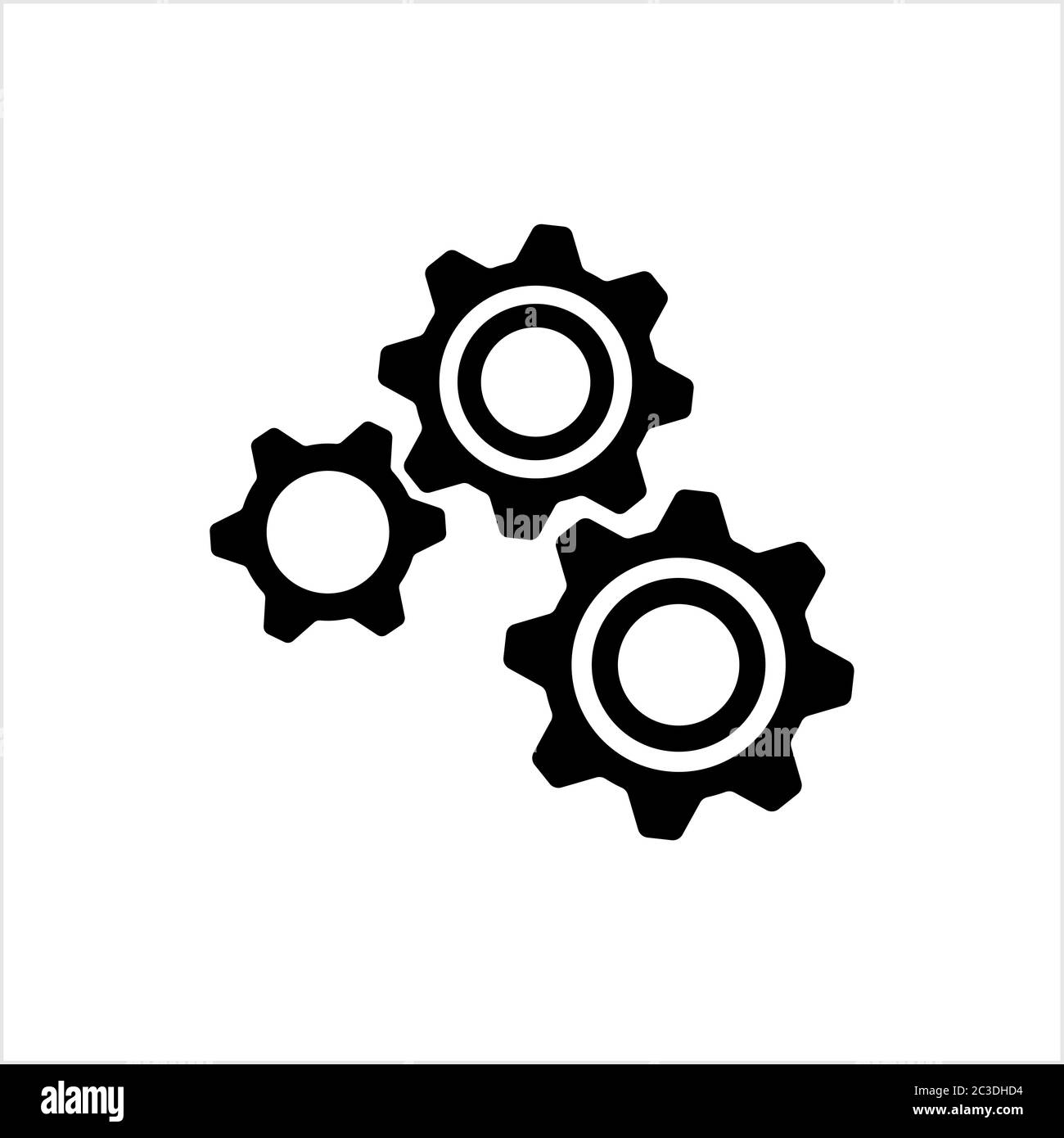 Setting Icon, Gear, User Preference Setting Vector Art Illustration Stock Vector Image & Art - Alamy