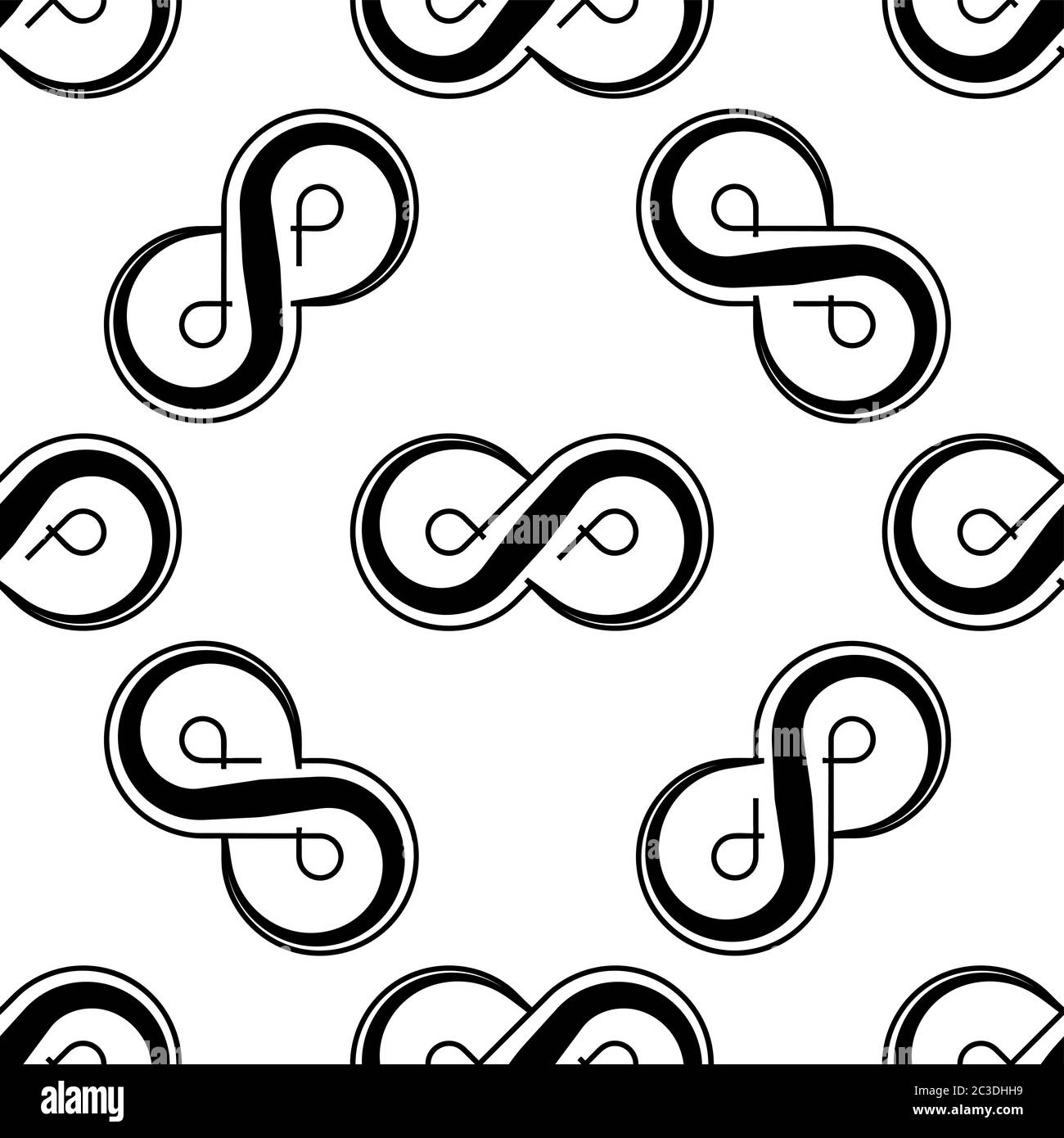 Infinity symbol mathematics Black and White Stock Photos & Images - Alamy