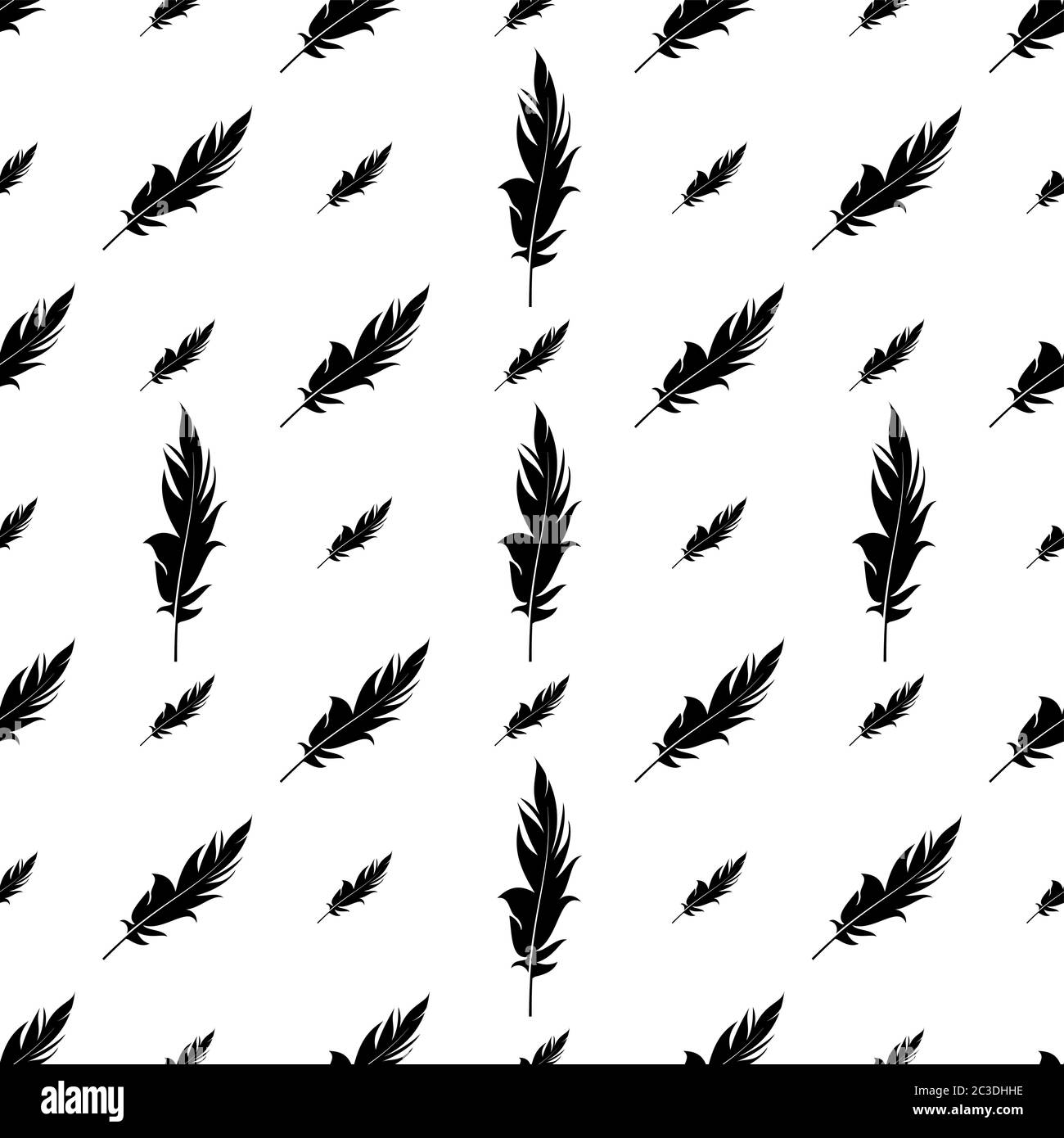 Curved Feather Stock Vector Images - Alamy