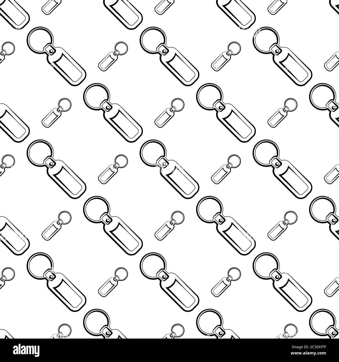 Leather key holder Stock Vector Images - Alamy