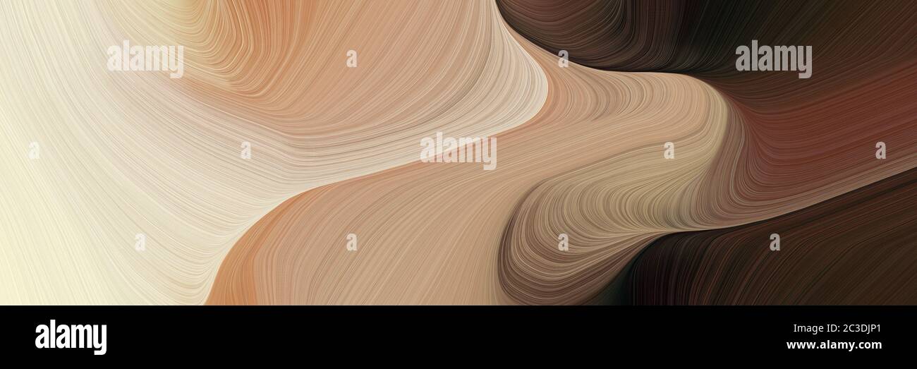 liquid colorful waves design with tan, very dark pink and antique white ...