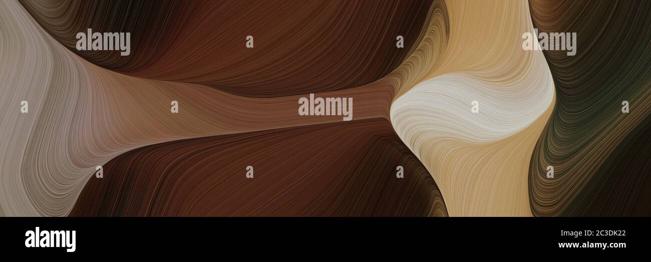 abstract decorative curves banner design with very dark pink, rosy ...