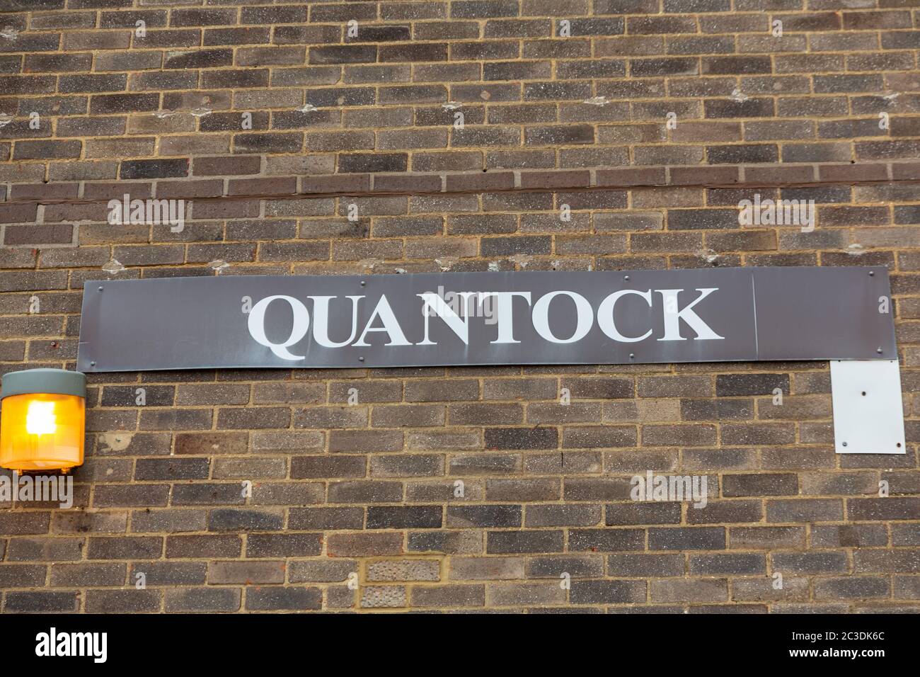 Southend-on-Sea, UK. 19th Jun, 2020. The Quantock tower block, part of ...