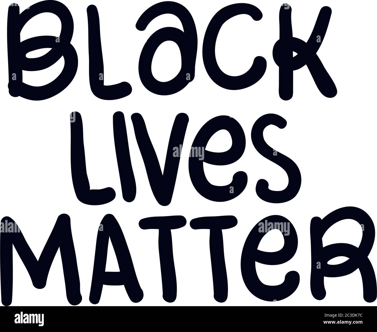 Black lives matter lettering design of Protest justice and racism theme ...