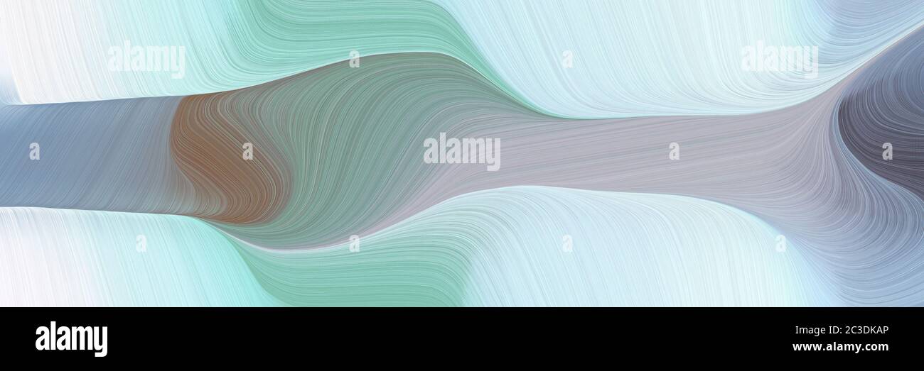 flowing decorative waves graphic with pastel blue, dim gray and ...