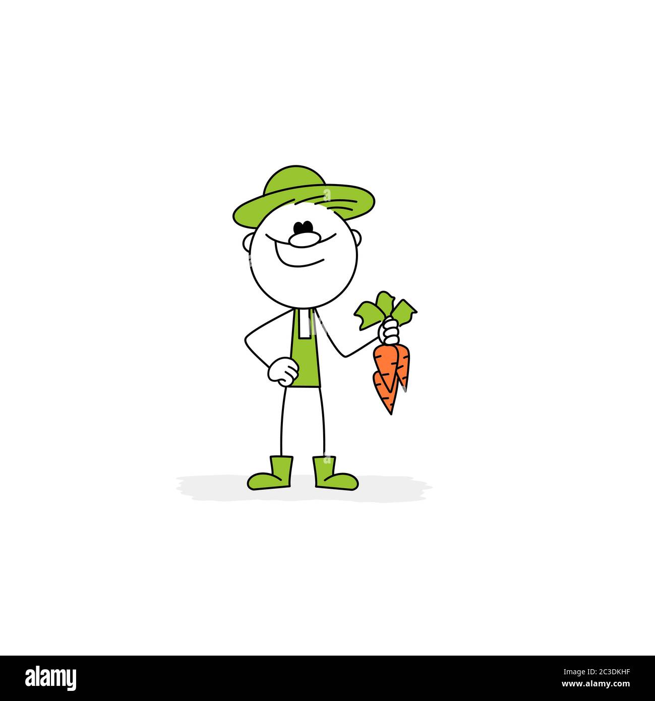 People garden vector hi-res stock photography and images - Alamy
