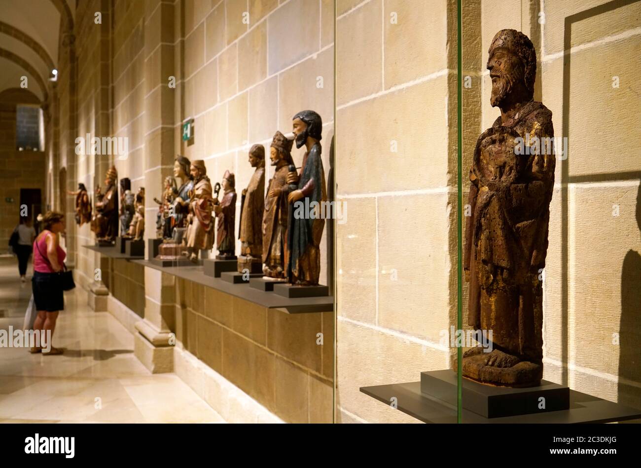 Ancient religious art works display in Diocesan Museum in Basilica of ...