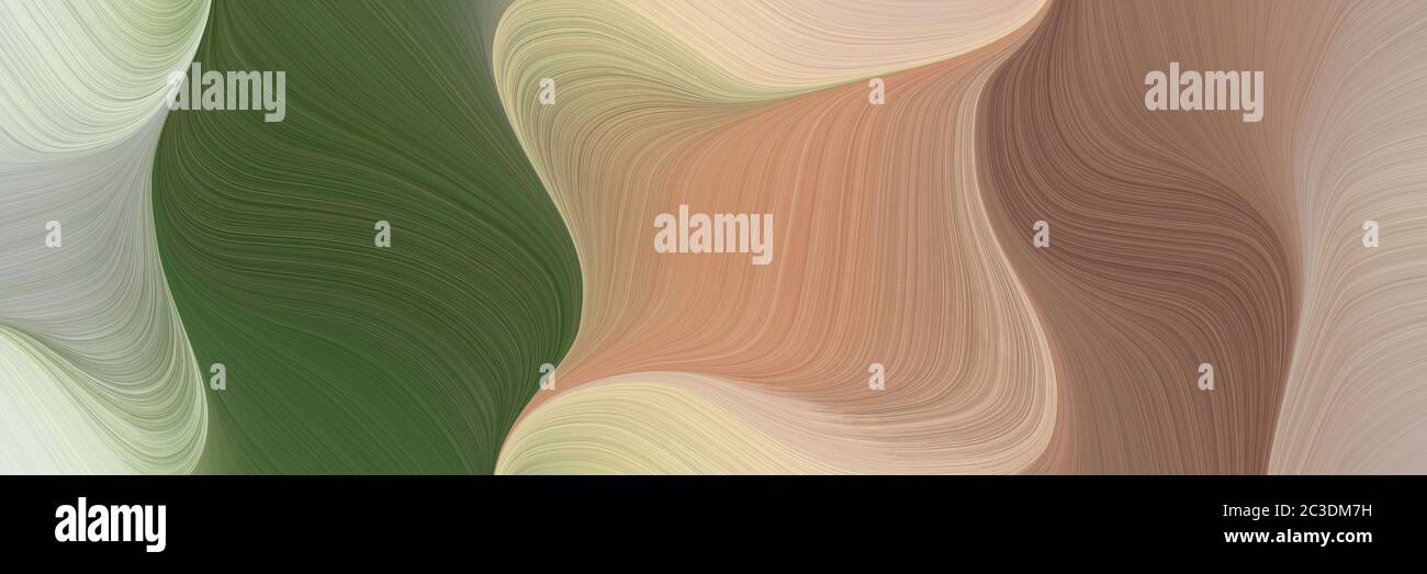 modern decorative curves backdrop with rosy brown, dark olive green and ...