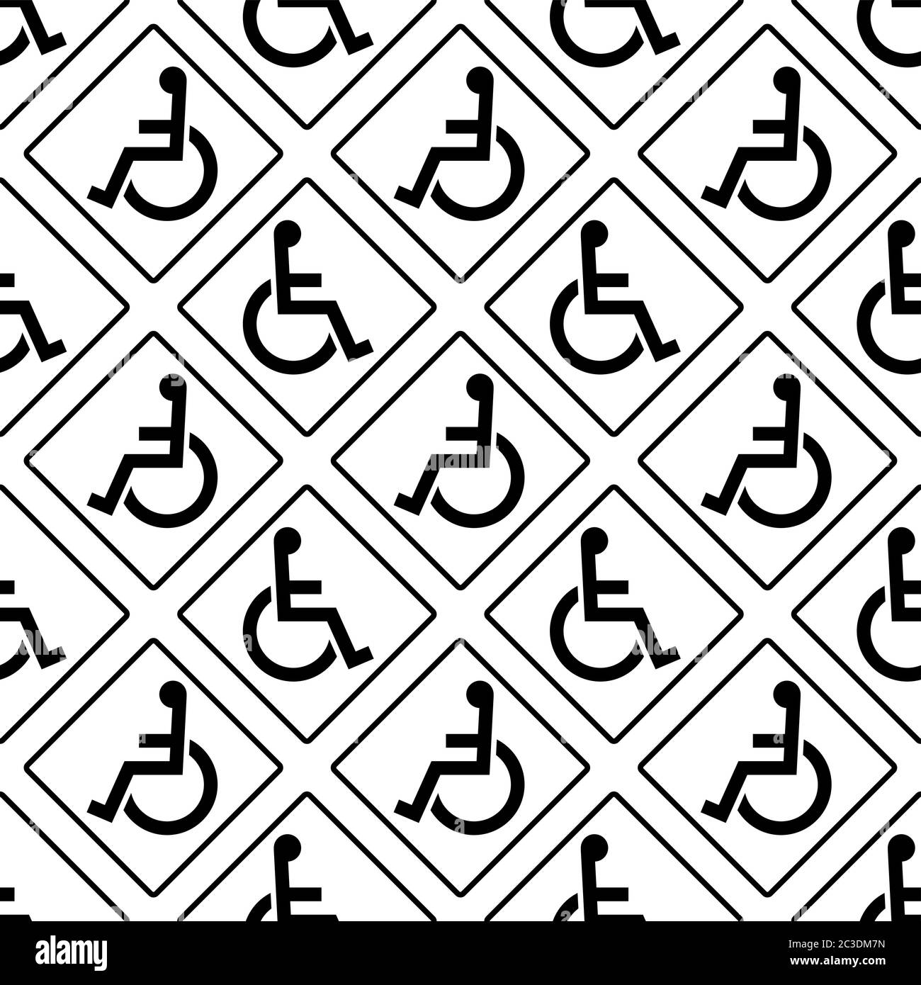 Handicap signage Stock Vector Images - Alamy
