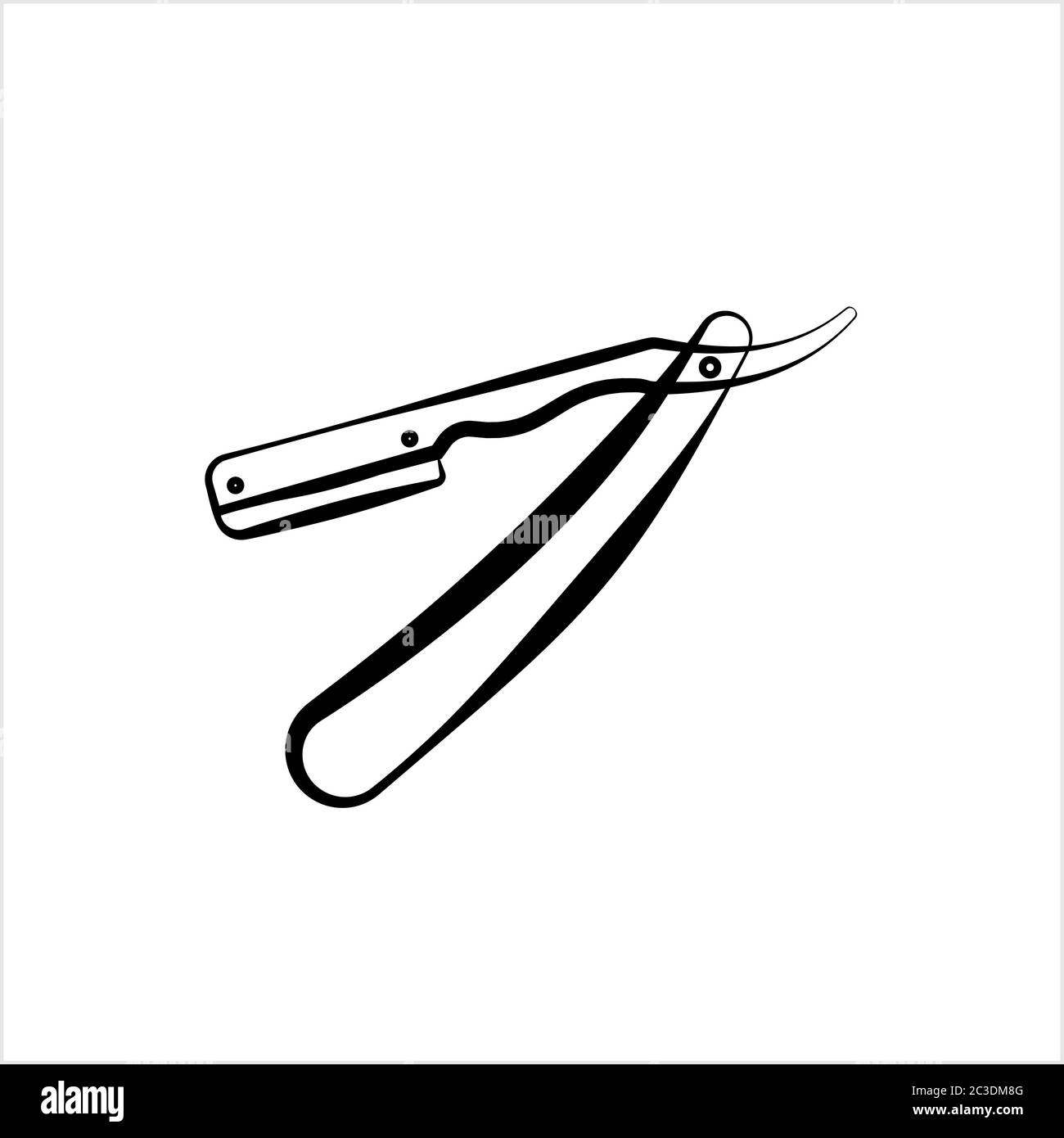 Razor Icon, Razor Vector Art Illustration Stock Vector Image & Art - Alamy