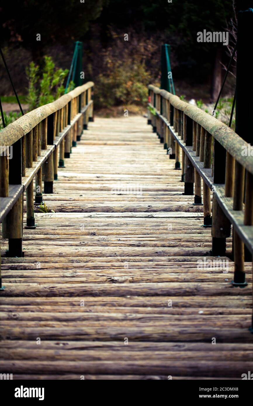 Bridge over stream bamboo hi-res stock photography and images - Alamy