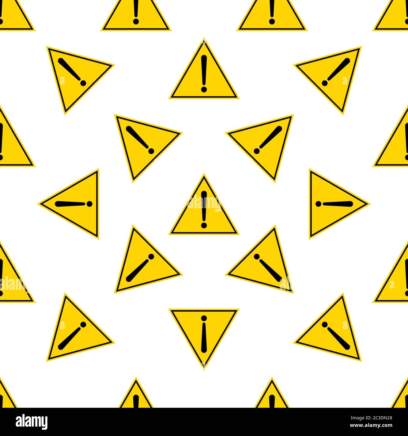 Alert Icon, Notification Icon Seamless Pattern Vector Art Illustration ...