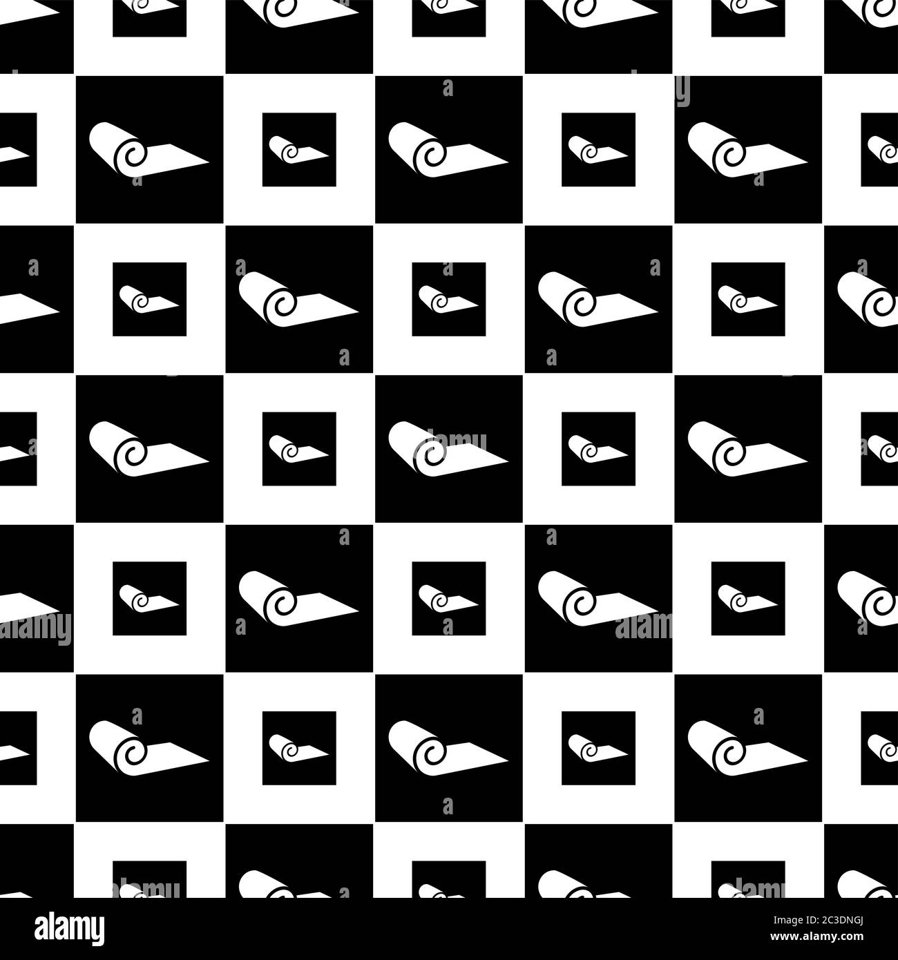 White toilet paper roll icon Black and White Stock Photos & Images - Alamy