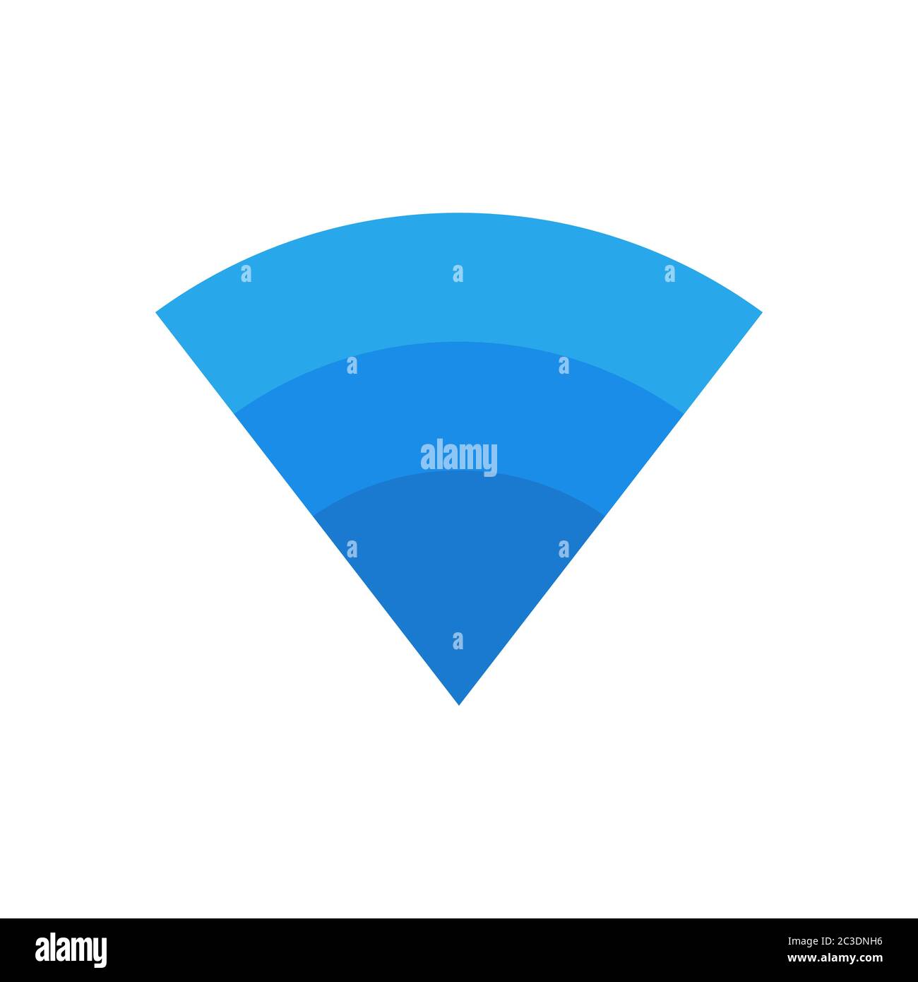 modern blue signal wifi icon symbol design vector. wireless network ...