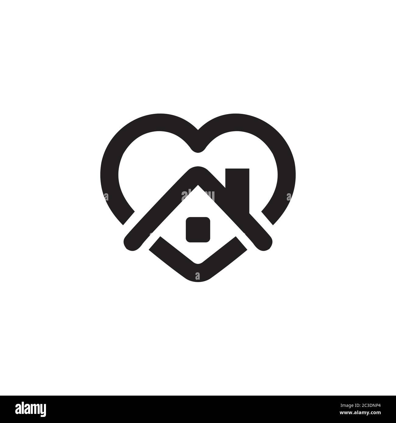 stay home icon sign symbol design vector Stock Vector Image & Art - Alamy