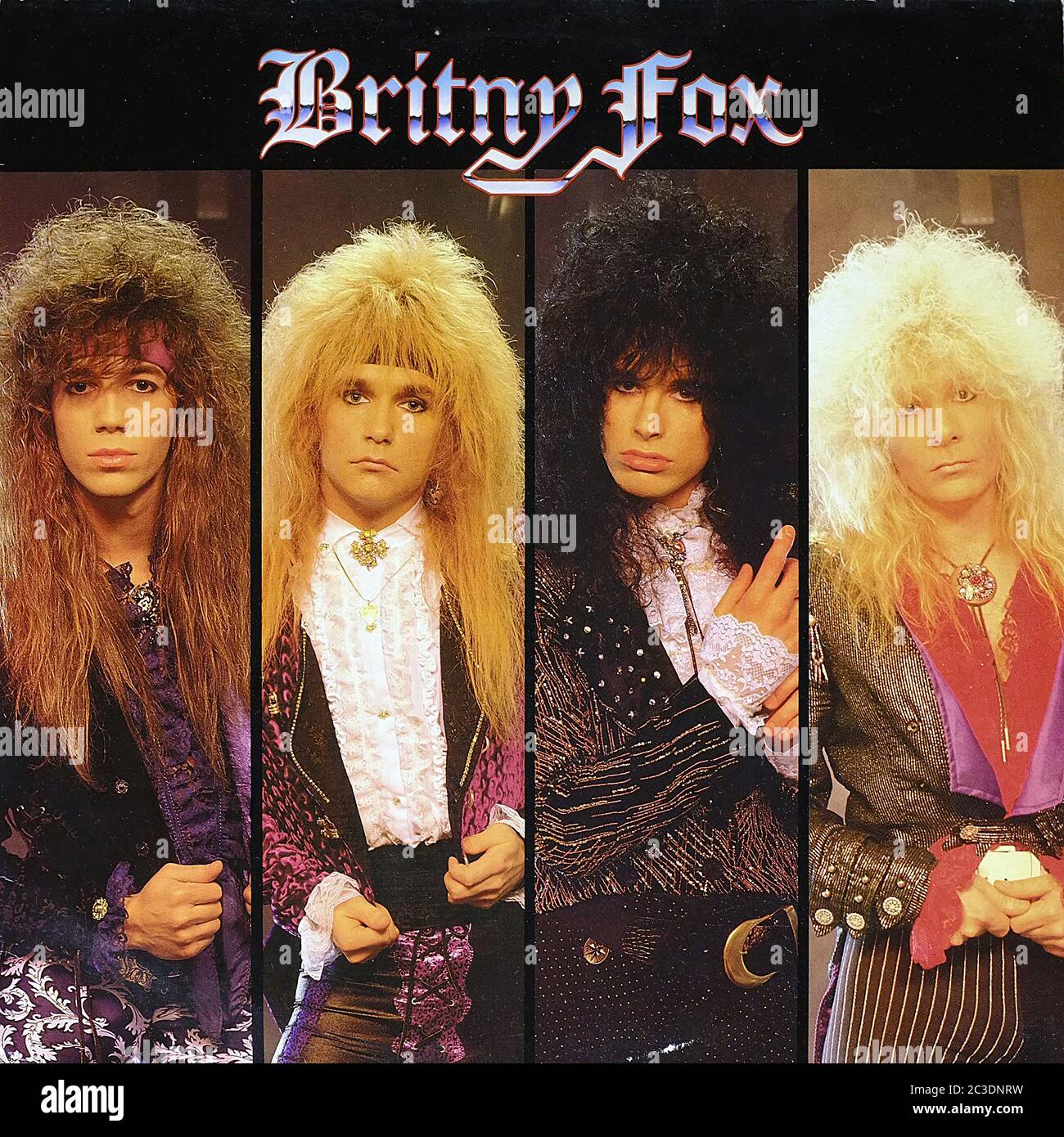 BRITNY FOX S''T SELF-TITLED - Vintage 12'' LP vinyl Cover Stock Photo ...