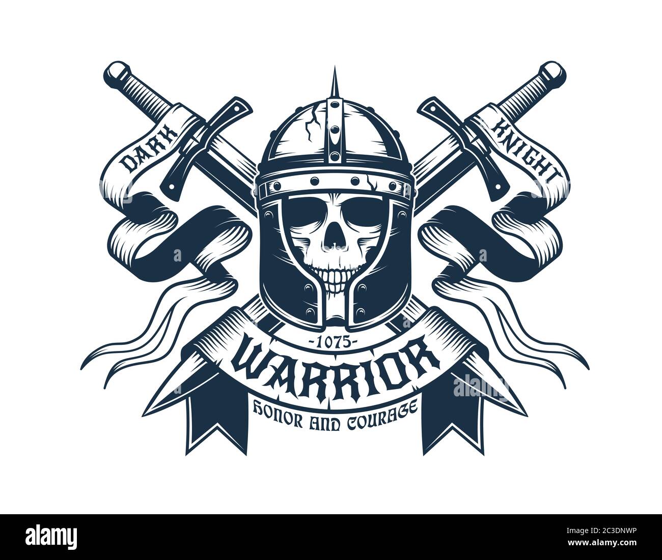 Historical skull Stock Vector Images - Alamy