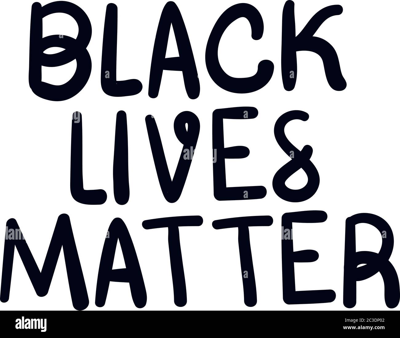 Black lives matter lettering design of Protest justice and racism theme ...