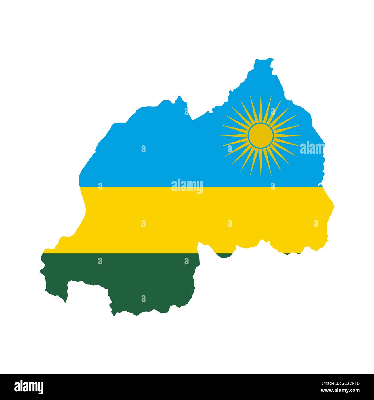 Rwanda map hi-res stock photography and images - Alamy