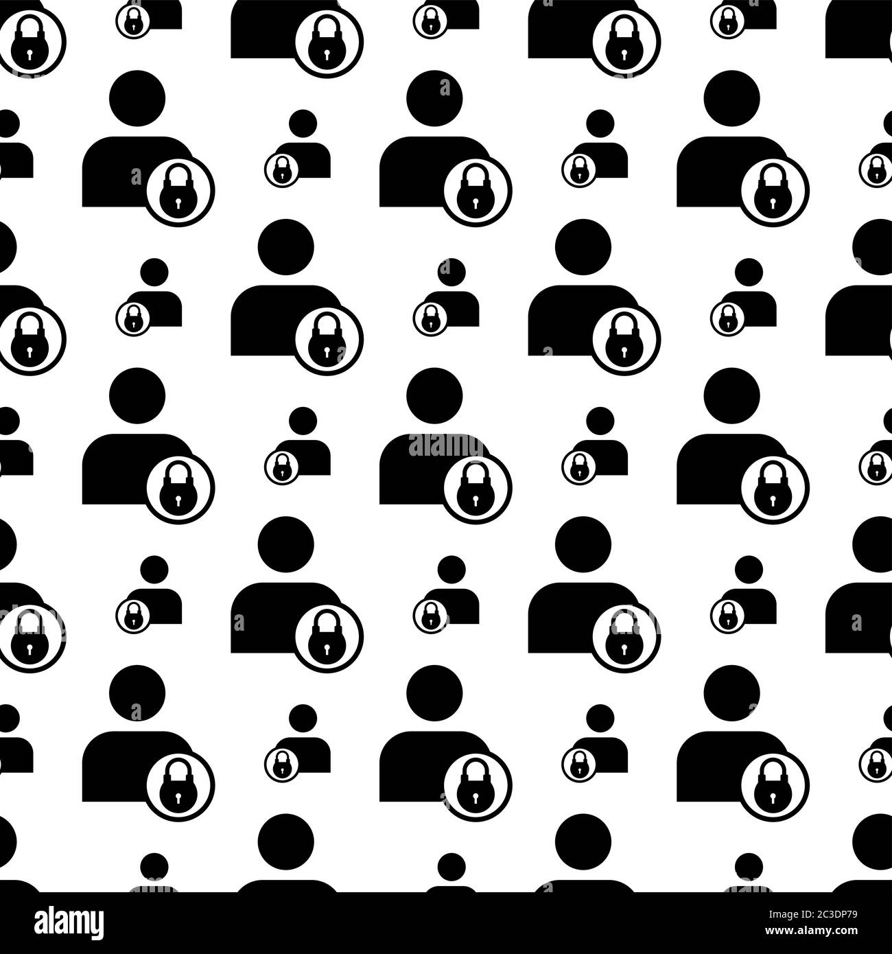 Secure User Login Password Protected Personal Data Protection Authenticate Icon Internet