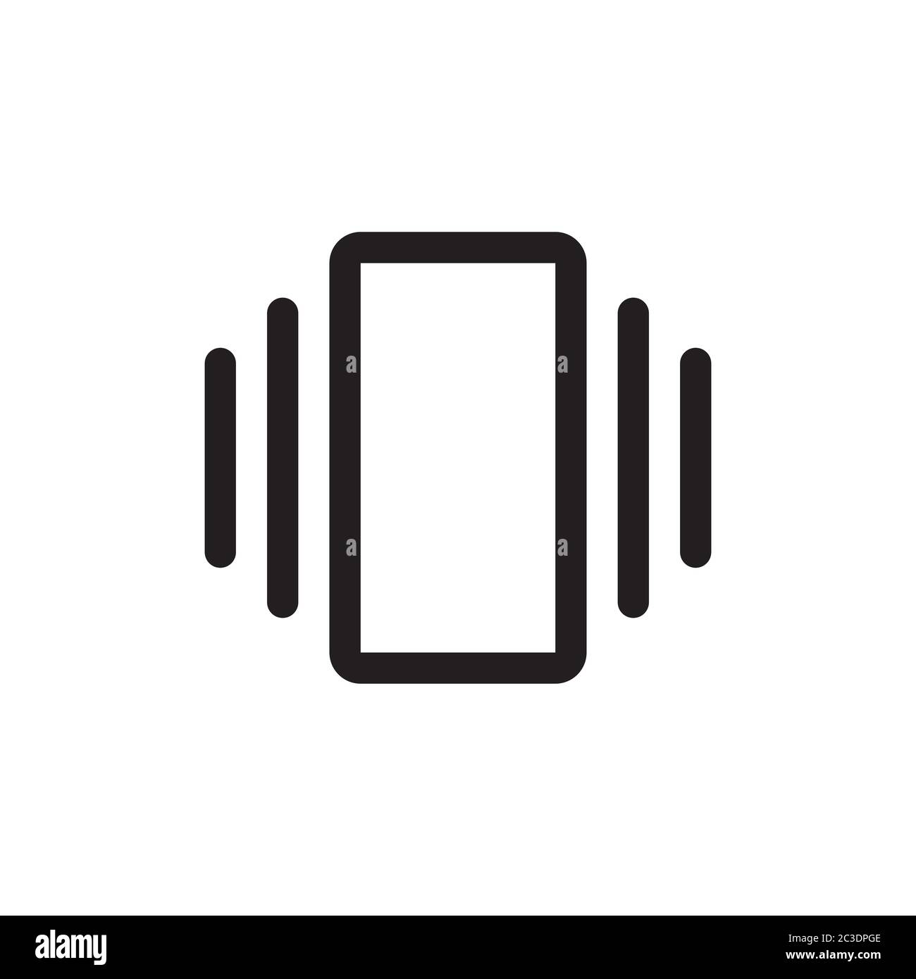 vibrate mode icon design vector illustration Stock Vector Image & Art ...