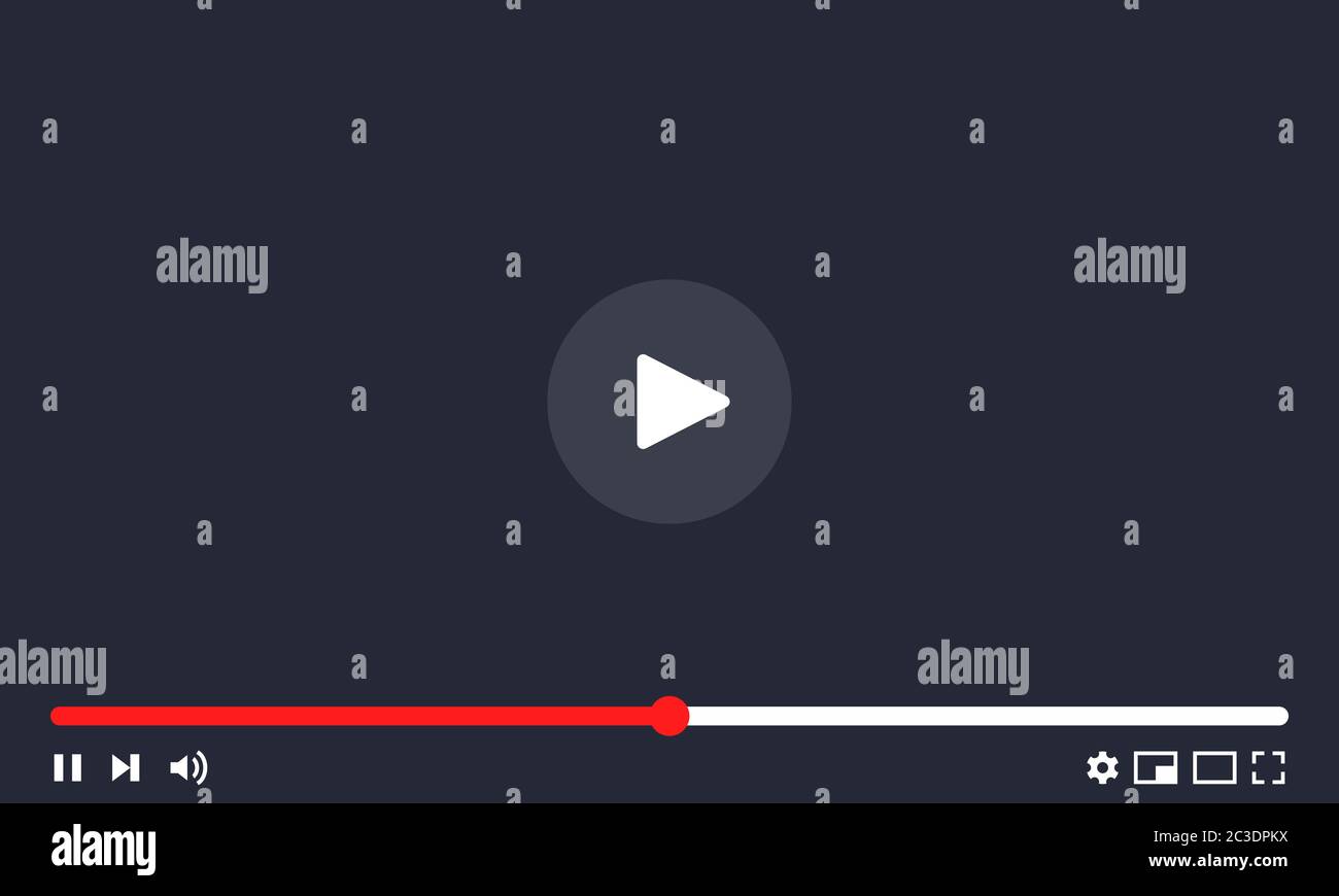 Streaming website mockup Stock Vector Images - Alamy