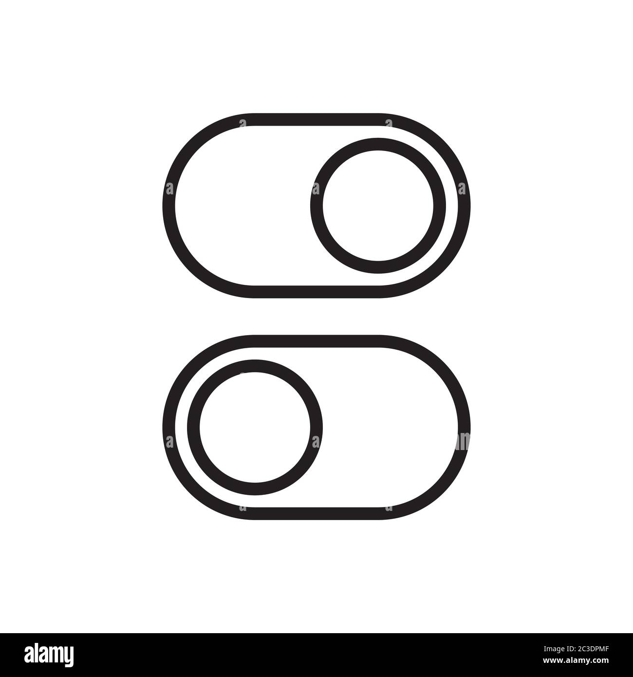 enable lines icon vector isolated on white background Stock Vector ...