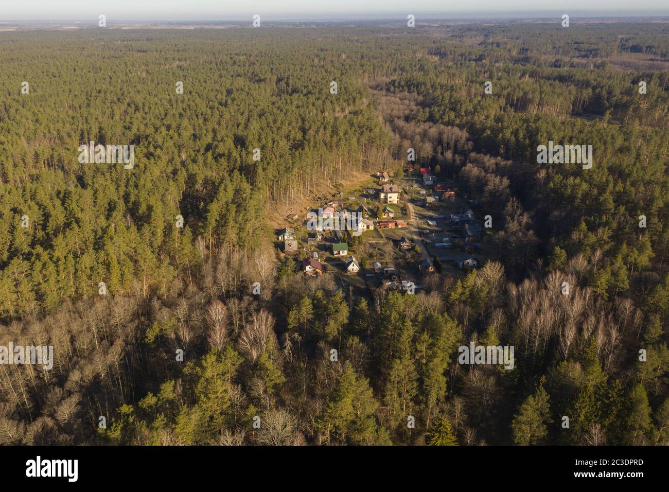 Small village surrounded forest hi-res stock photography and images - Alamy