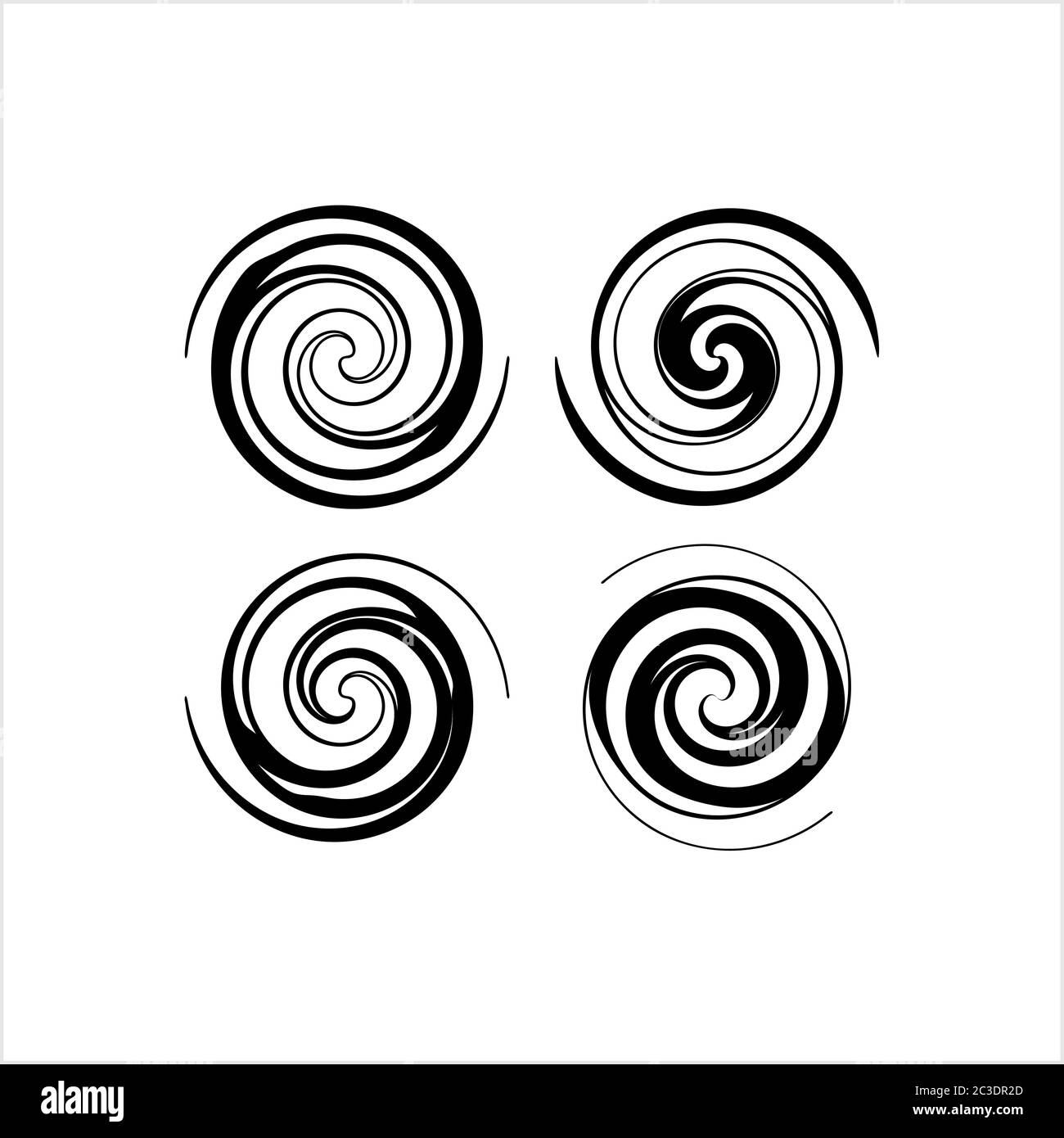 Spiral Design, Spiral Vector Art Illustration Stock Vector Image & Art ...