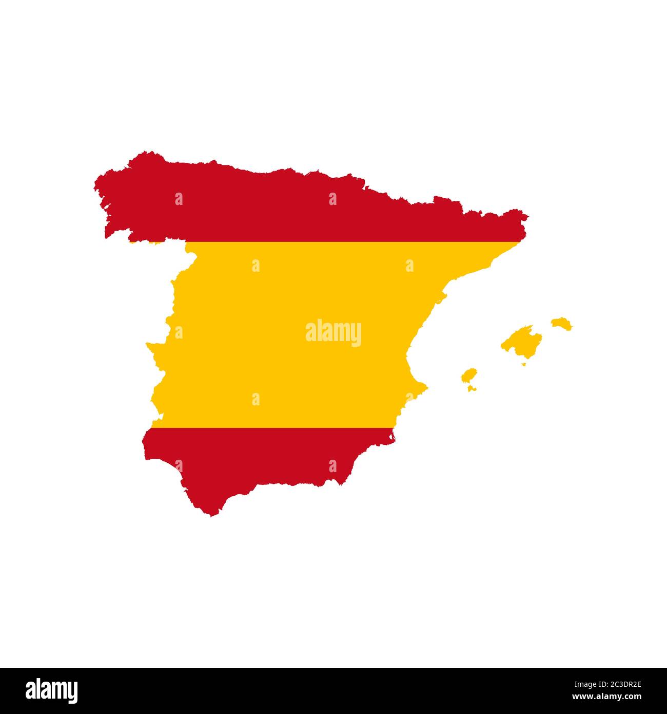 spain map flag design vector illustration Stock Vector Image & Art - Alamy