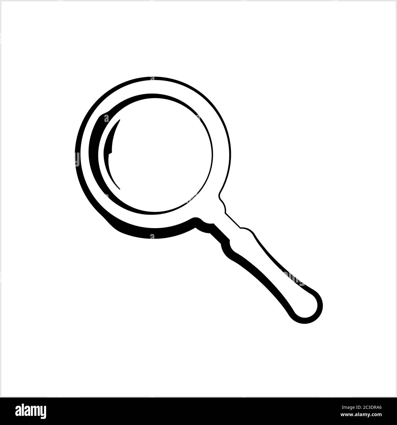 Inspection magnify Black and White Stock Photos & Images - Alamy